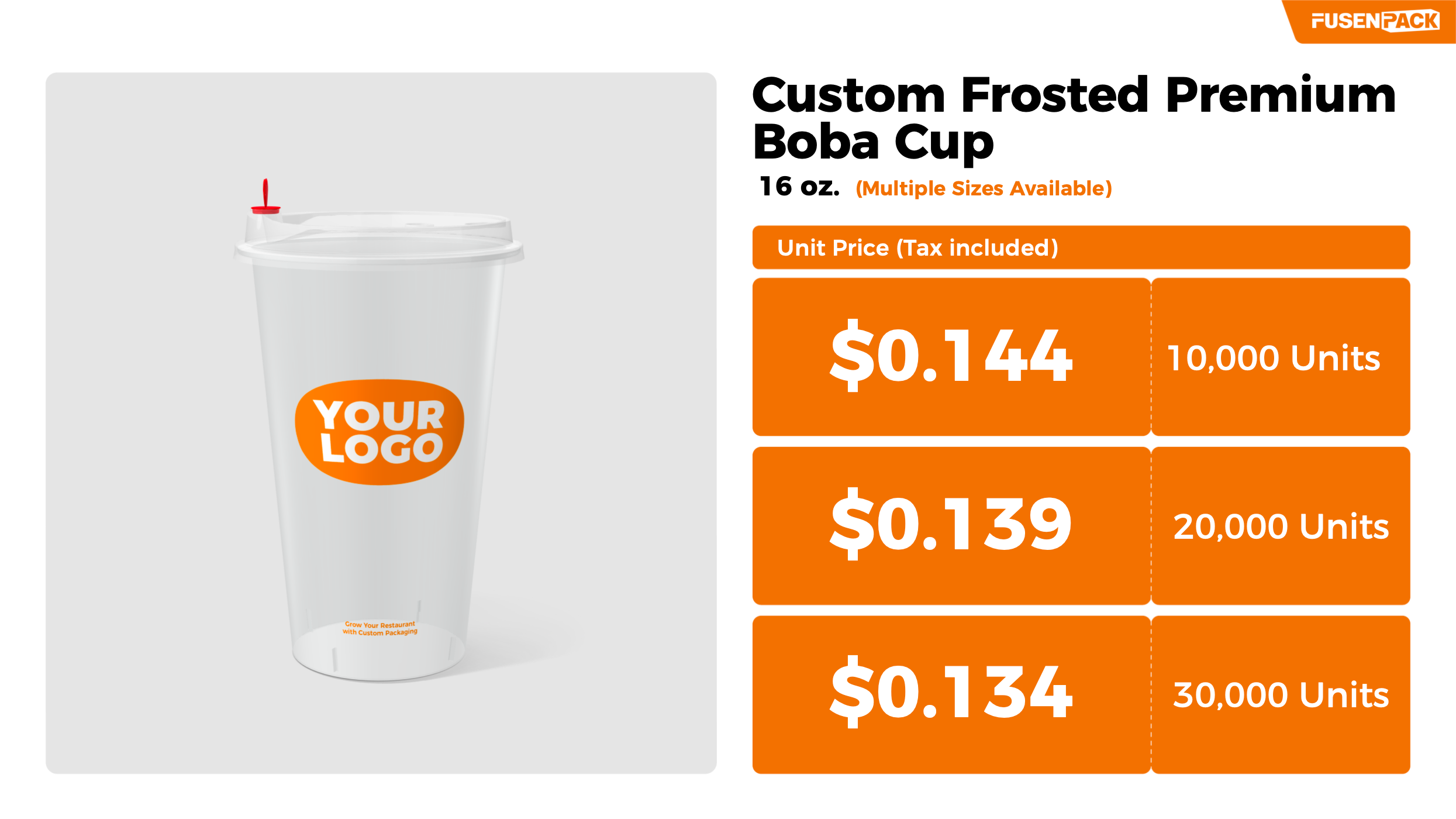 A Guide to Boba Tea Shop Packaging Price and Quality - Fusenpack Blog