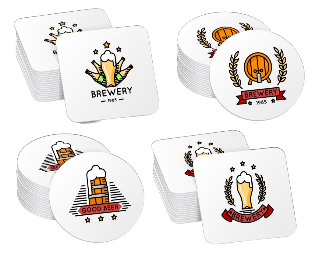 Guide on Drink Mats Design: How to Make Custom Coasters Bulk