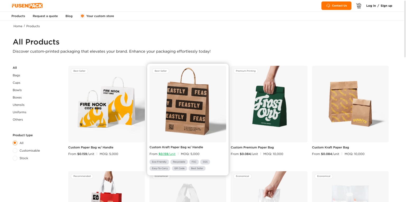 Types of Paper Bags for Packing: Find Your Packaging Solutions